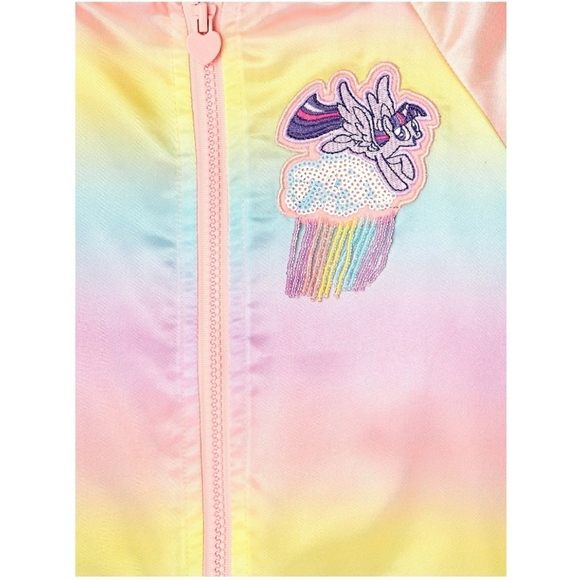 My Little Pony | Jackets & Coats | My Little Pony Girls Bomber Jacket ...